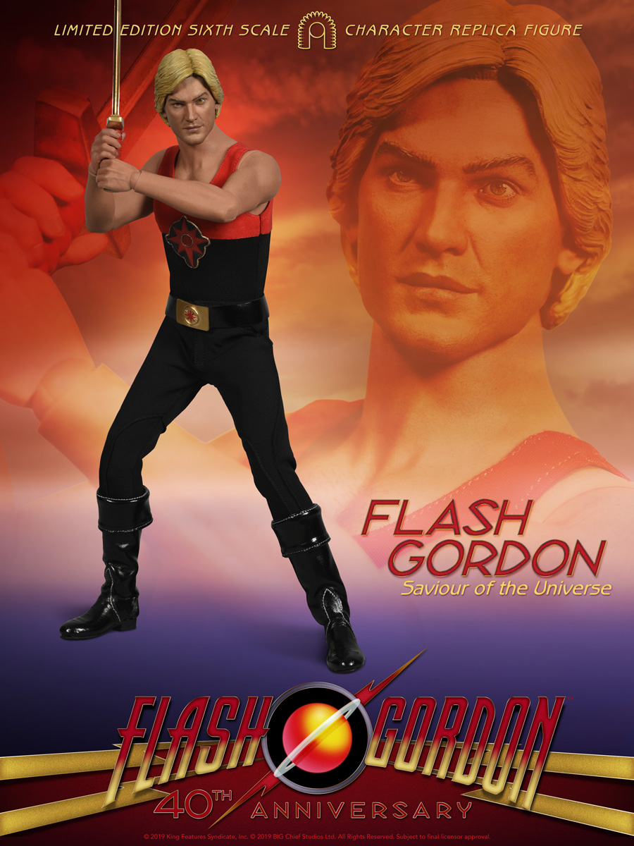 These Sixth-Scale 1980 Flash Gordon Figures Are Heroic