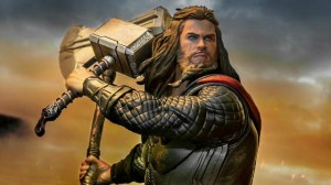 Iron Studios' Endgame Thor Statue Wields Mjolnir and Stormbreaker