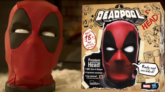 Hasbro Now Makes a Life-Sized Animatronic Talking Deadpool Head