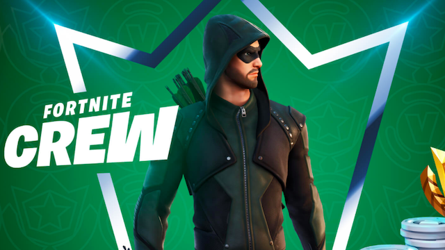 Green Arrow Joins Fortnite as Part of the January Crew Pack