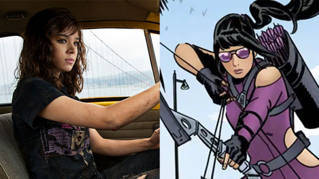 Hailee Steinfeld Wears Kate Bishop's Costume in New Hawkeye Set Pics