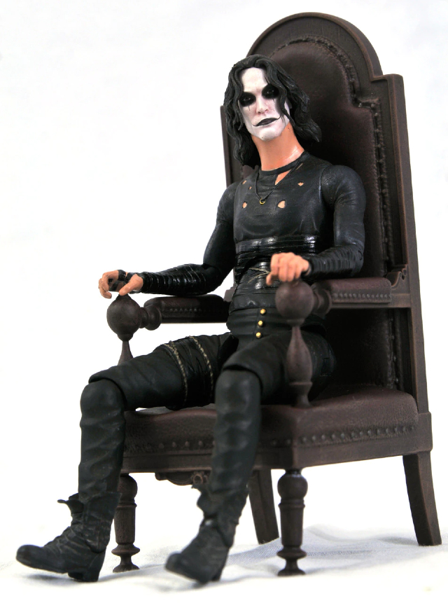 Exclusive Action Figure of The Crow With Chair From Diamond Select