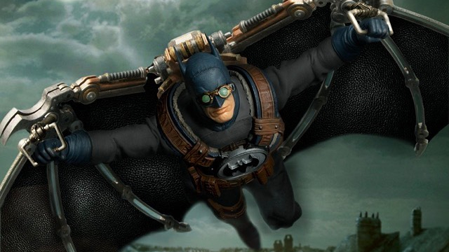 Mezco's Gotham by Gaslight Batman Figure Takes Flight