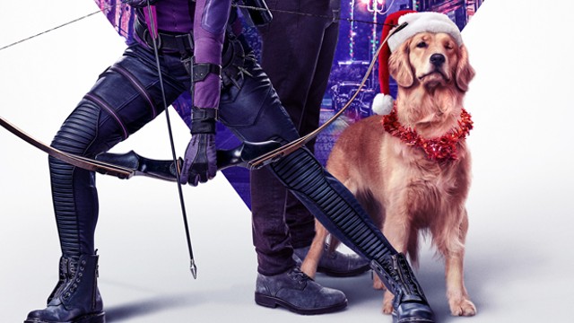 Lucky the Pizza Dog Graces the Latest Hawkeye Poster
