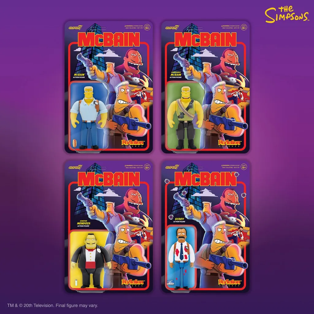The McBain Movies From The Simpsons Get Their Own Action Figures
