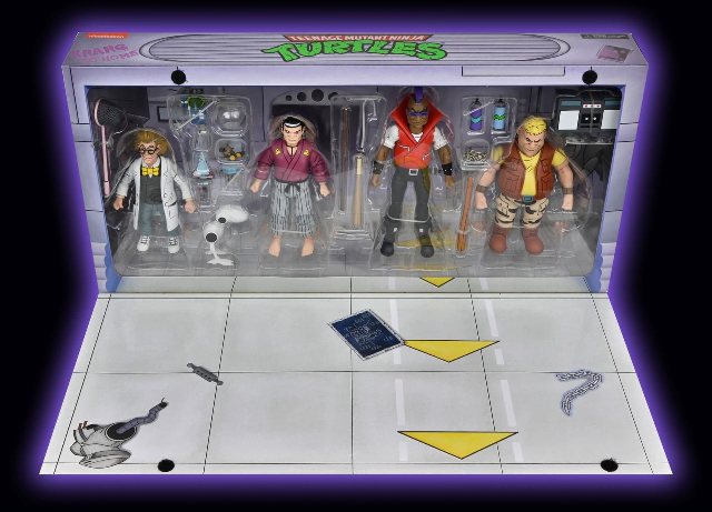 NECA's TMNT Comic-Con Exclusive Set Features Pre-Mutation Mainstays