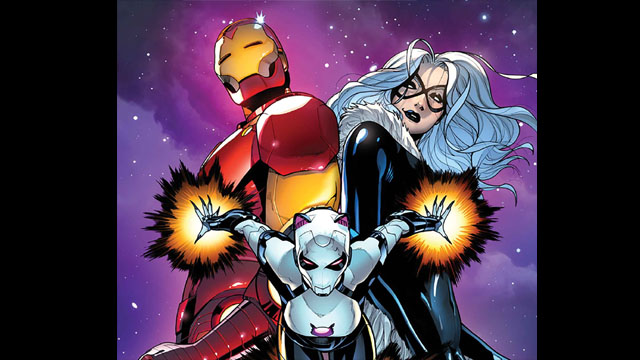 Exclusive First Look At Black Cat and Iron Man In Iron Cat #1