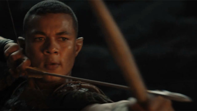 Arondir Fights Orcs in The Rings of Power Episode 6 Clip