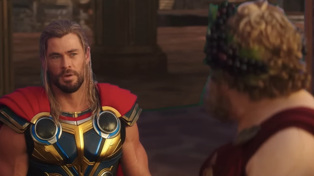 Thor Meets Dionysus in a Deleted Love and Thunder Scene