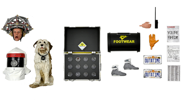 NECA's Back to the Future Accessory Set Includes Einstein and More