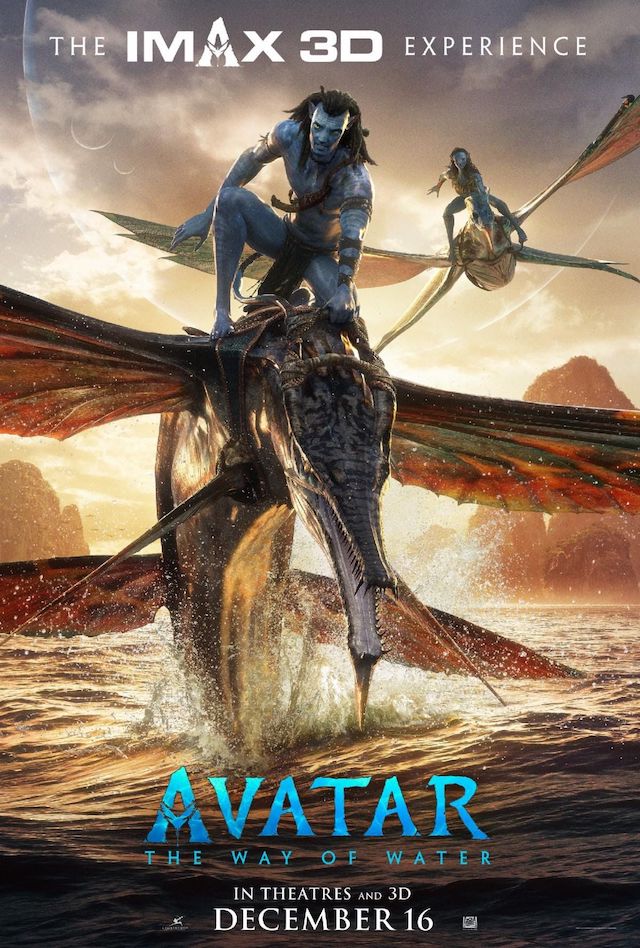 Avatar: The Way of Water IMAX Poster Highlights New Flying Creatures
