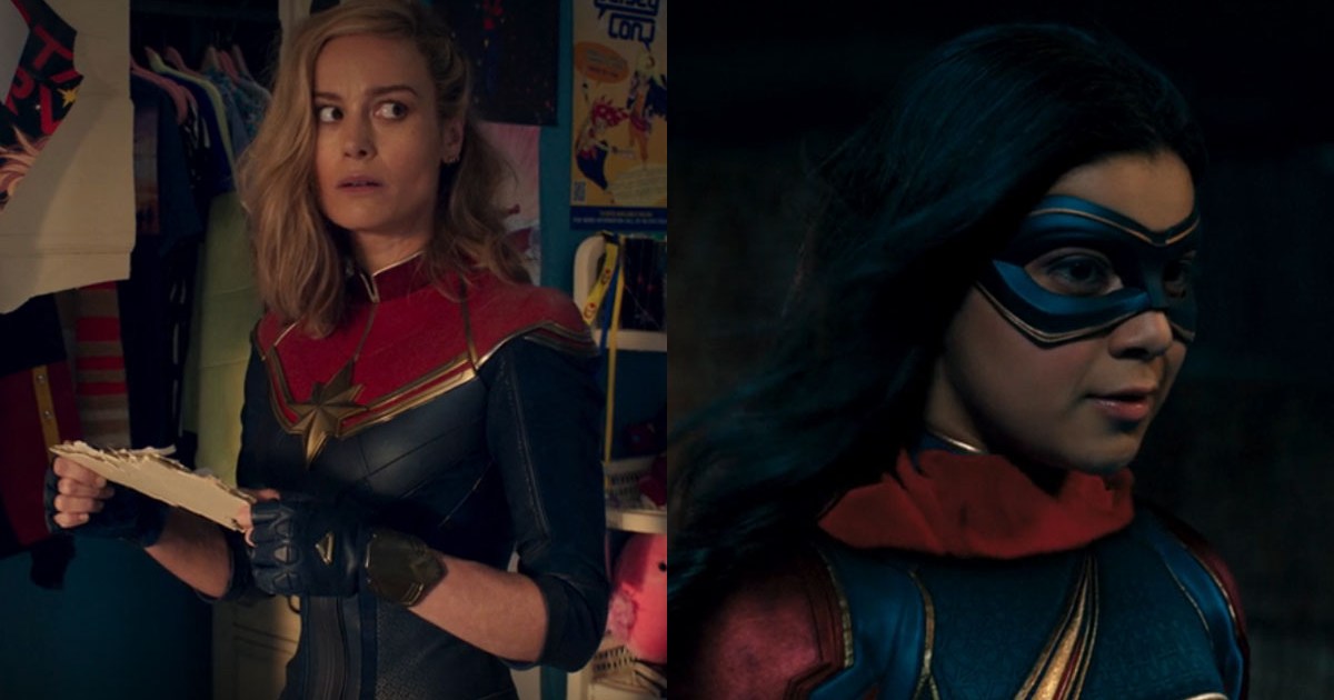 The Marvels' Brie Larson Praises Her Co-Star, Iman Vellani