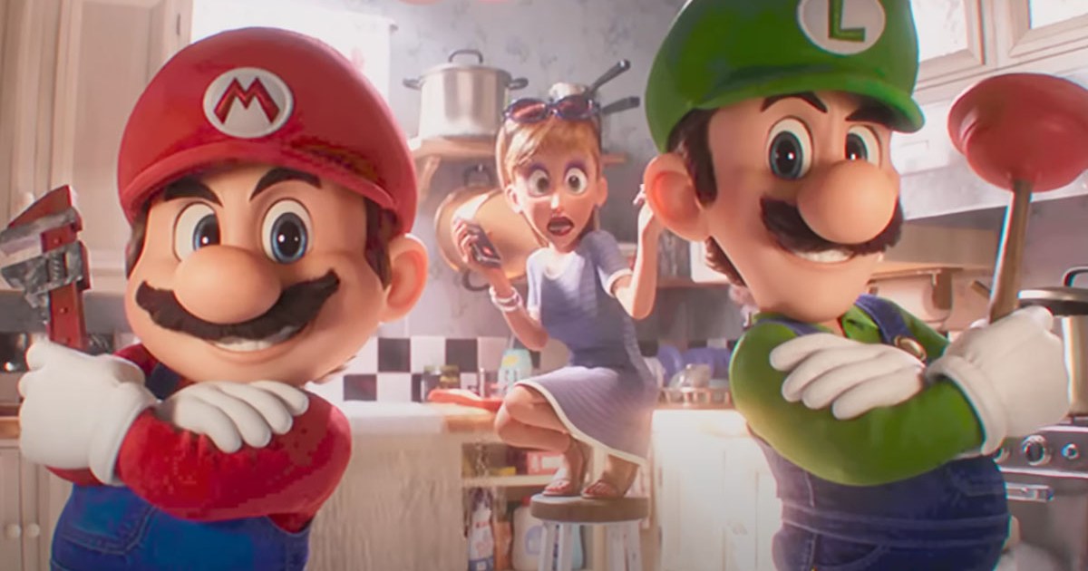 Super Mario Bros. Movie Super Bowl Spot is a Plumbing Ad