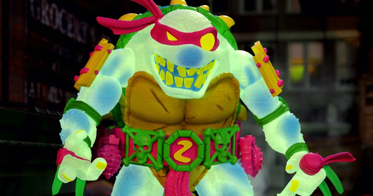 Super7's Newest Variant Slash TMNT Figure Positively Glows