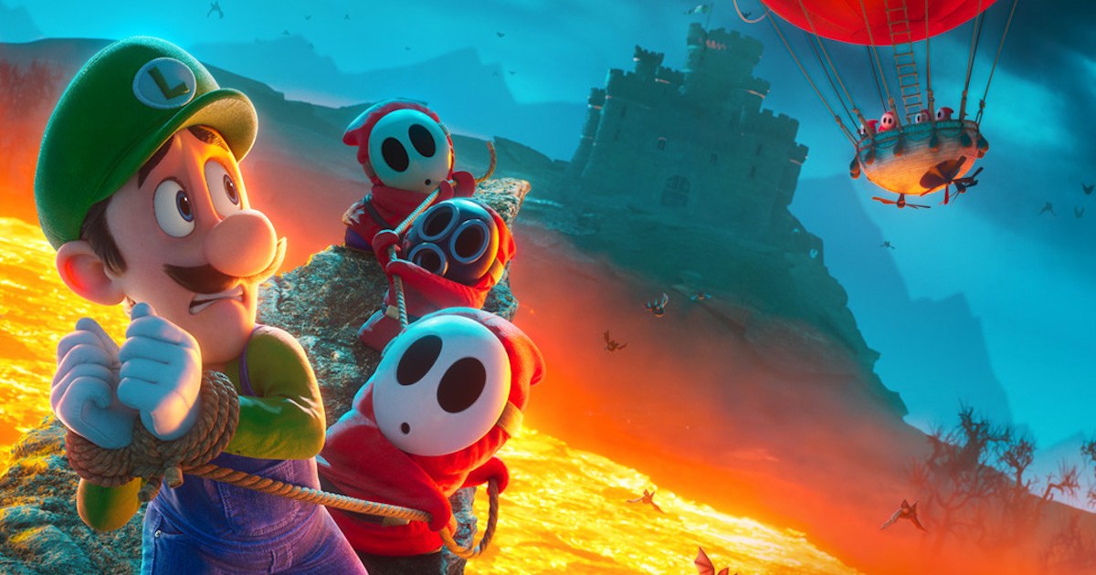 New Super Mario Bros. Movie Poster Has Luigi Seeing Ghosts