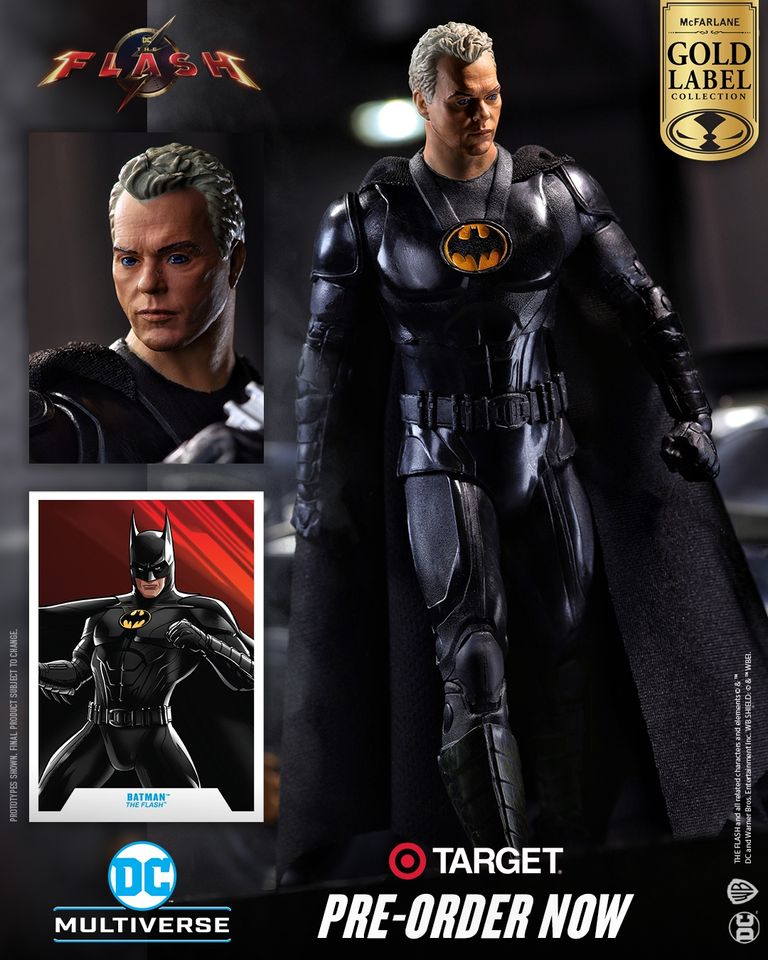McFarlane Toys' The Flash Movie Figures Feature Batman Aplenty