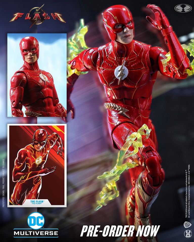 McFarlane Toys' The Flash Movie Figures Feature Batman Aplenty