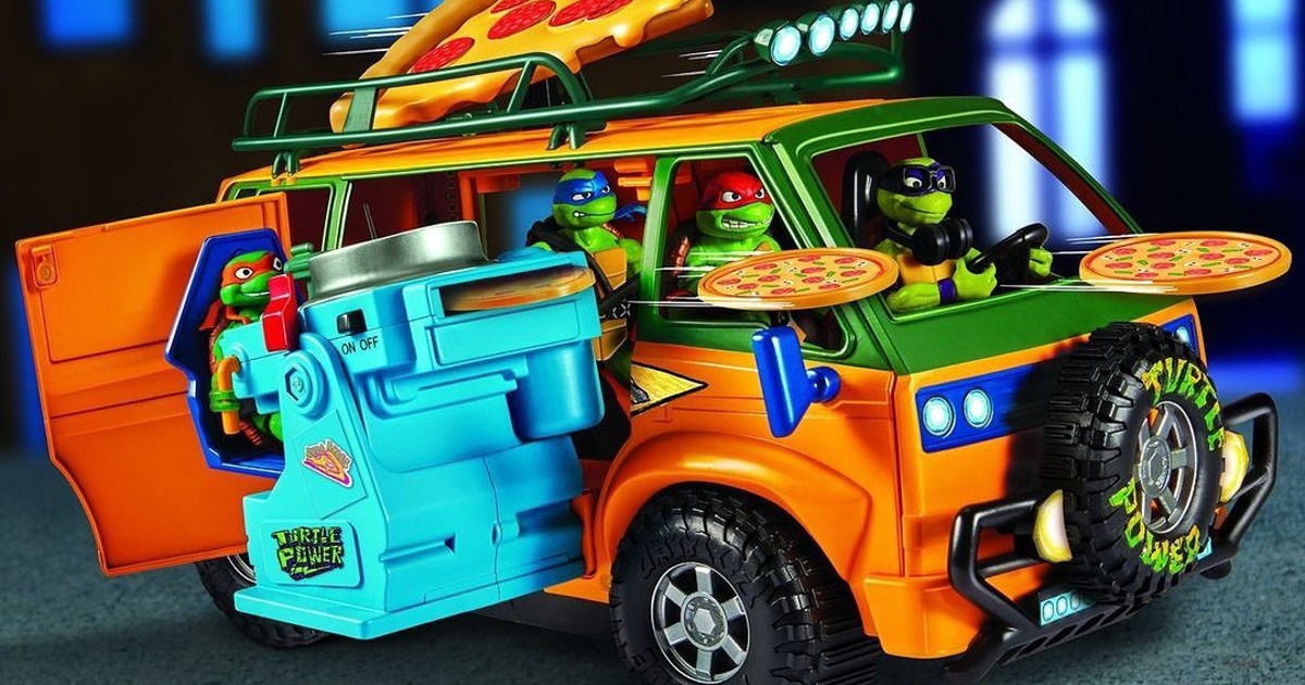 Playmates Shows First TMNT: Mutant Mayhem Figures, Vehicle