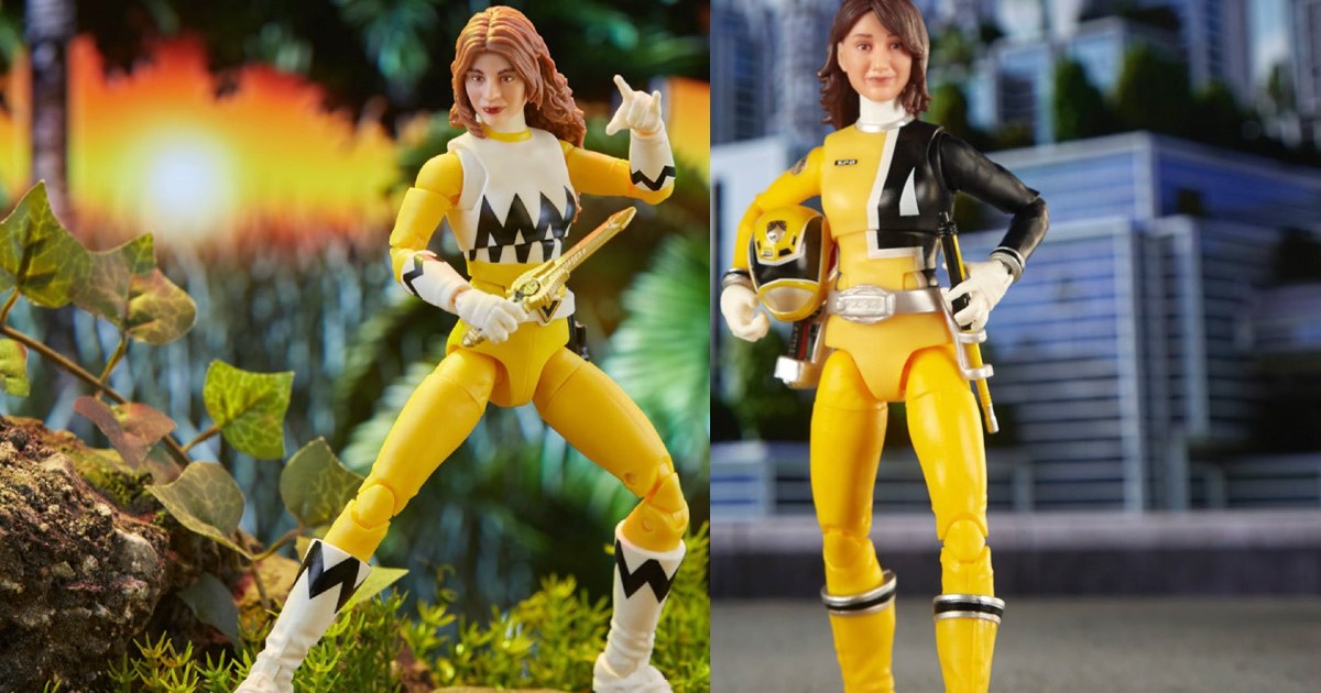 Two New Yellow Power Rangers Figures Go up for Preorder