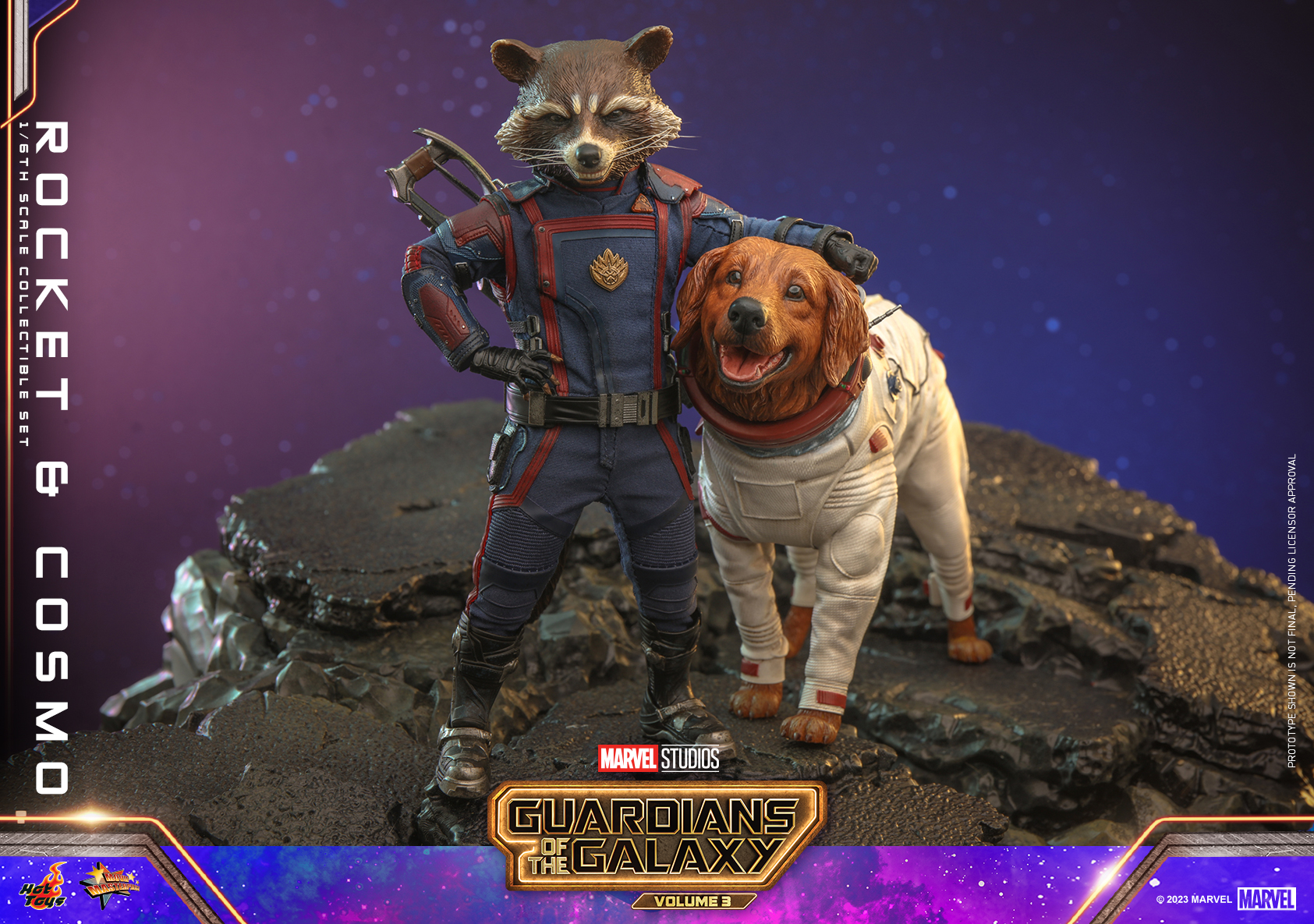 Rocket and Cosmo Are Adorable Guardians of the Galaxy Hot Toys