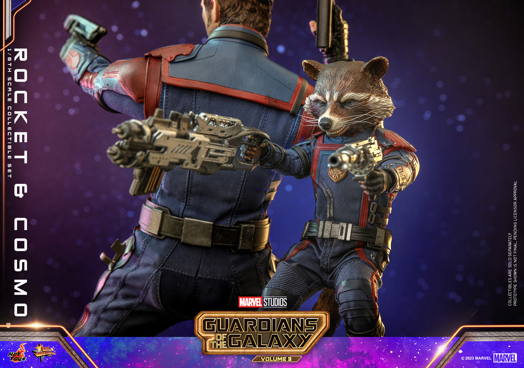 Rocket and Cosmo Are Adorable Guardians of the Galaxy Hot Toys
