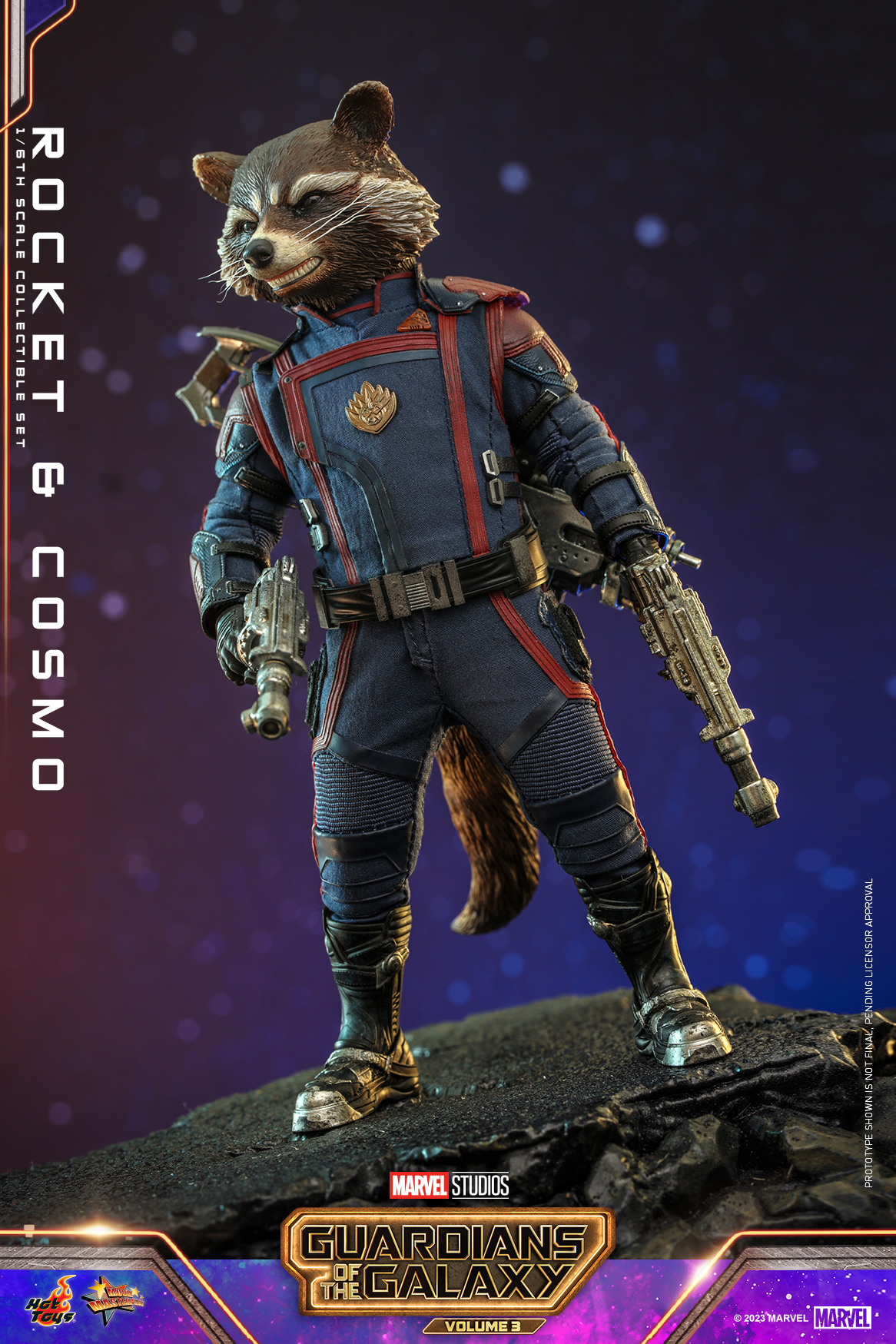 Rocket and Cosmo Are Adorable Guardians of the Galaxy Hot Toys