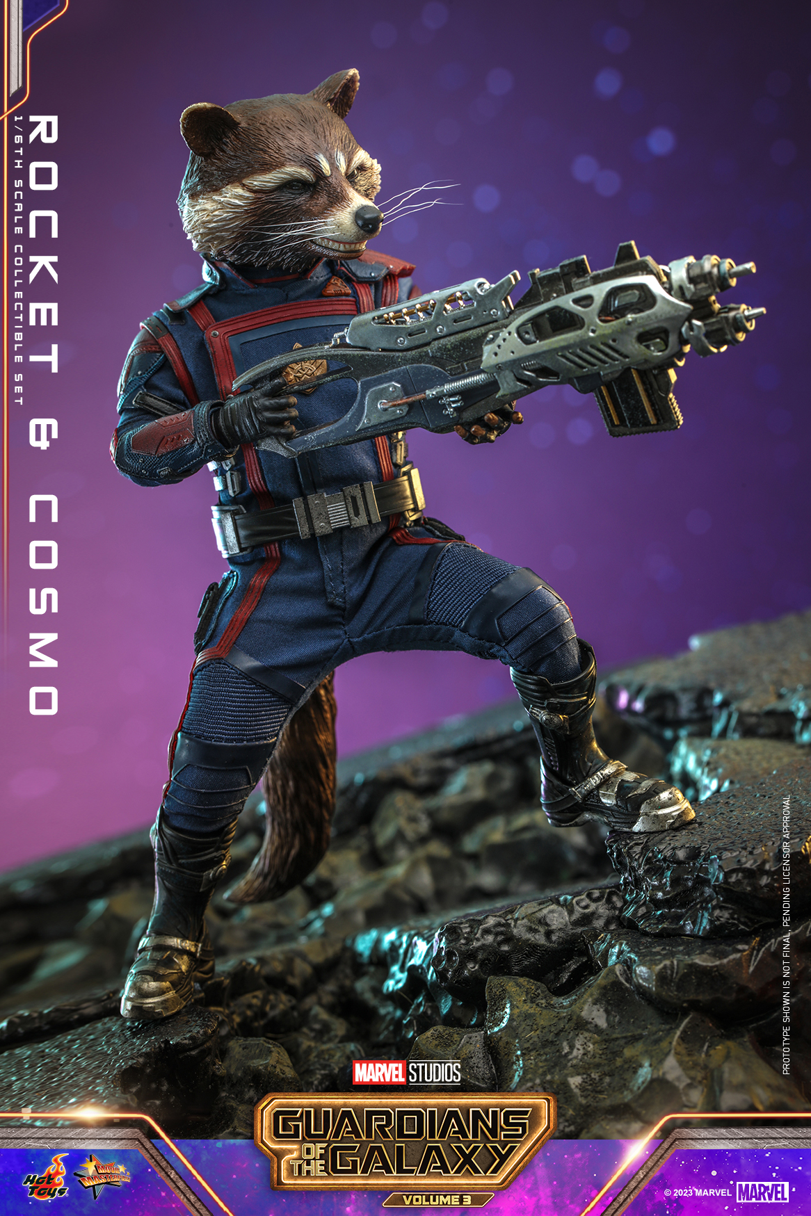 Rocket and Cosmo Are Adorable Guardians of the Galaxy Hot Toys
