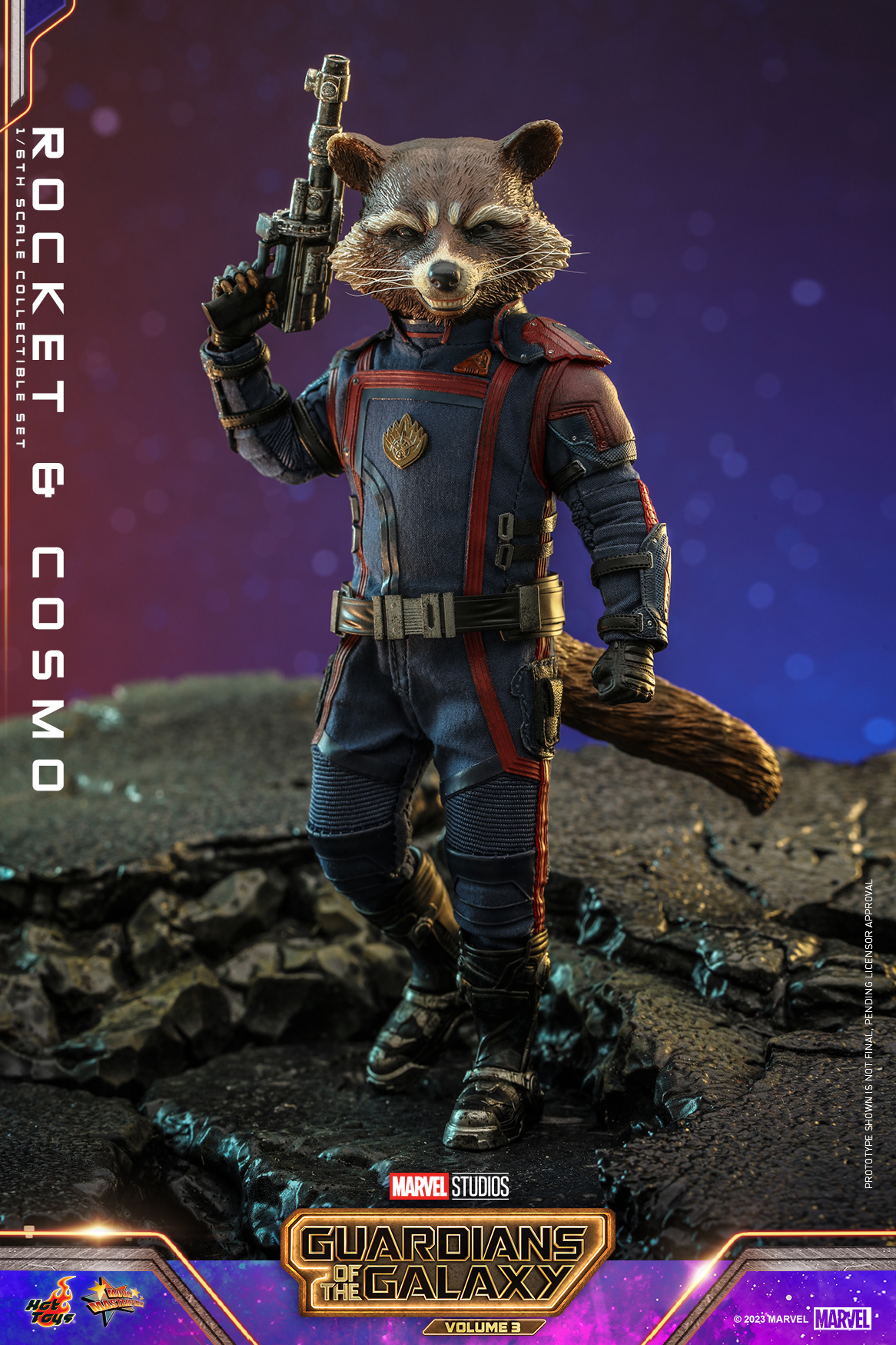 Rocket and Cosmo Are Adorable Guardians of the Galaxy Hot Toys