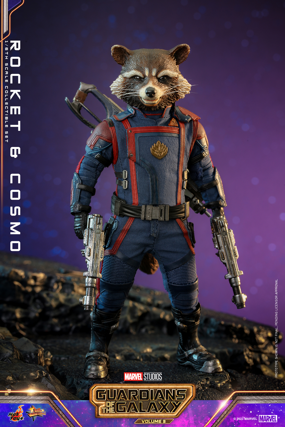 Rocket and Cosmo Are Adorable Guardians of the Galaxy Hot Toys