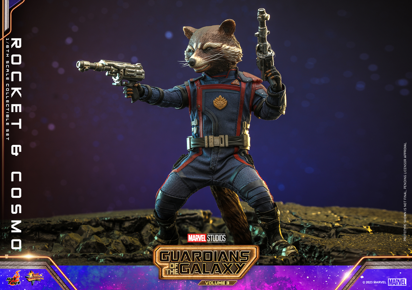Rocket and Cosmo Are Adorable Guardians of the Galaxy Hot Toys