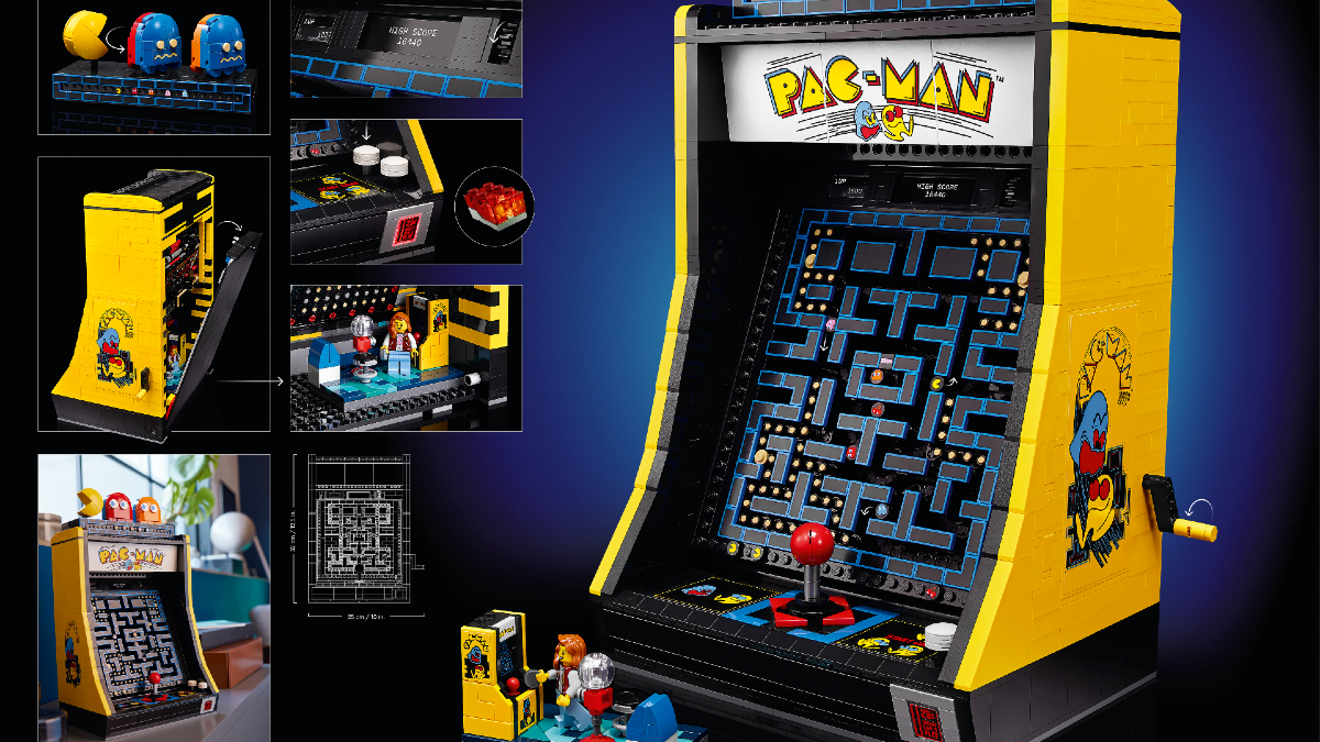 LEGO Gets Pac-Man Fever With Classic Arcade Cabinet Set