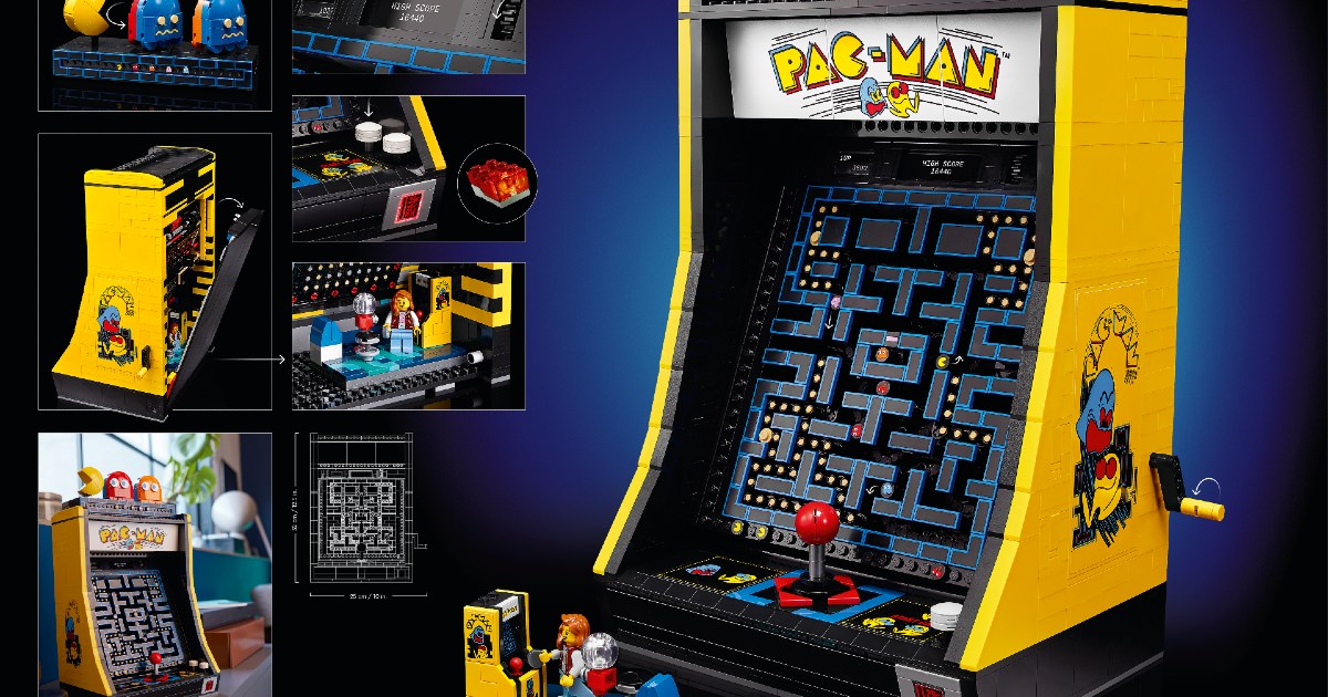 LEGO Gets Pac-Man Fever With Classic Arcade Cabinet Set