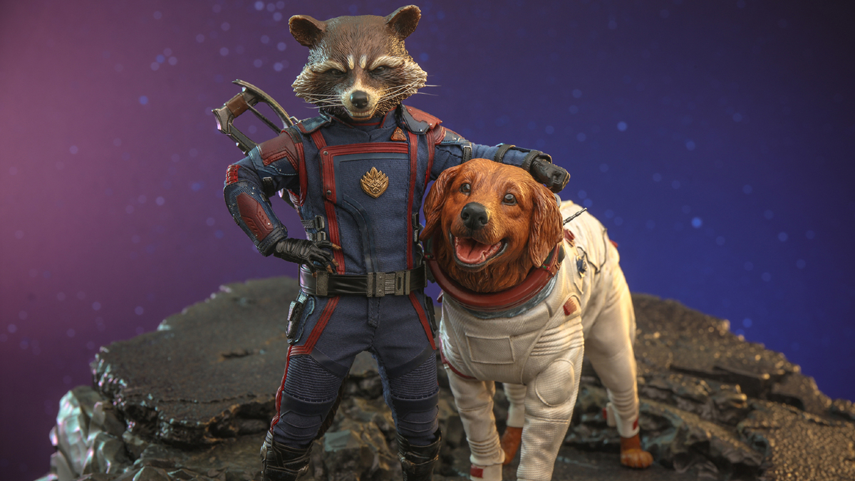 Rocket and Cosmo Are Adorable Guardians of the Galaxy Hot Toys
