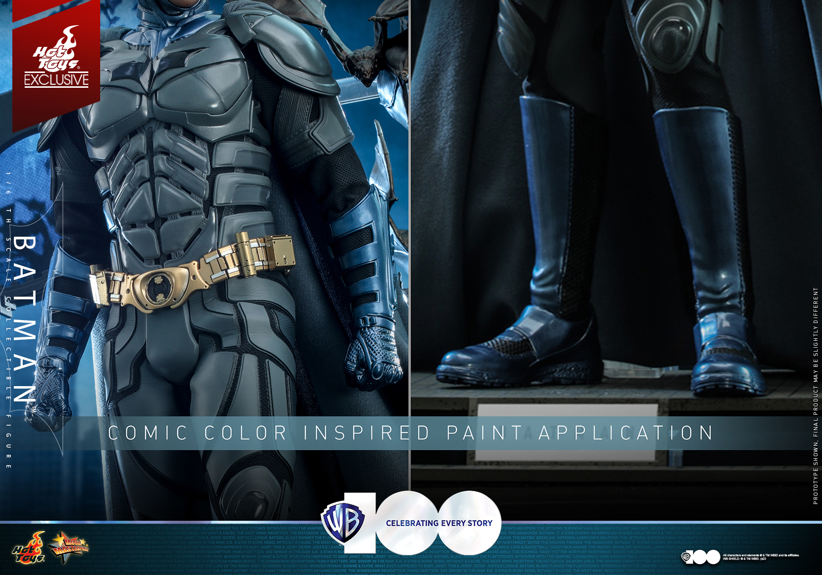 Hot Toys Exclusive Figure Puts Christian Bale in Blue-Gray Batsuit