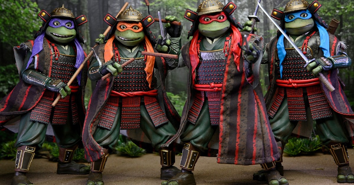 Teenage Mutant Ninja Turtles III Movie Figures for Comic-Con