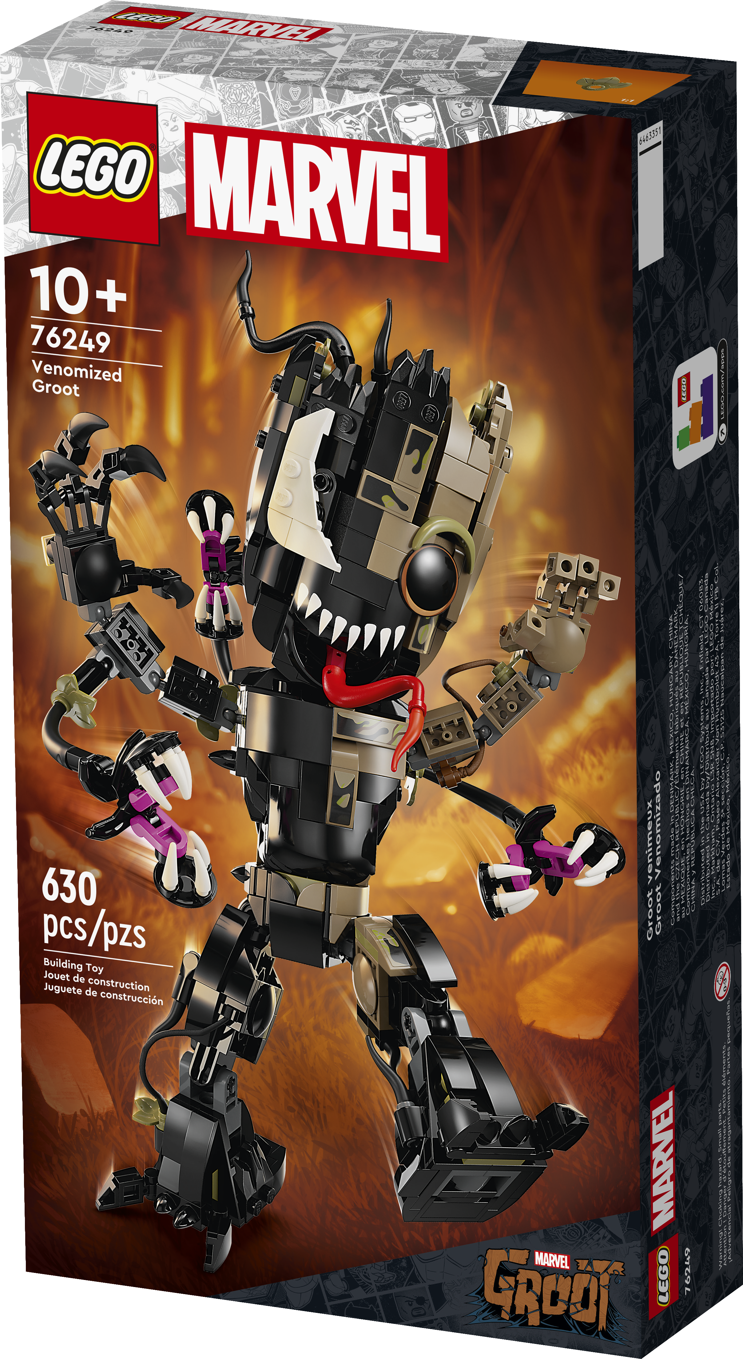 LEGO Borders on Body Horror With Venomized Baby Groot