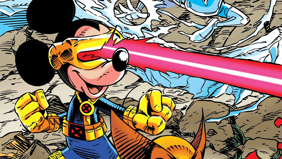 Mickey Mouse & Friends Invade Marvel Variant Comic Covers for Disney100