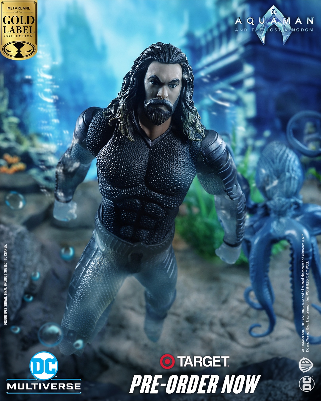 Target-Exclusive Stealth Aquaman Includes Topo the Octopus