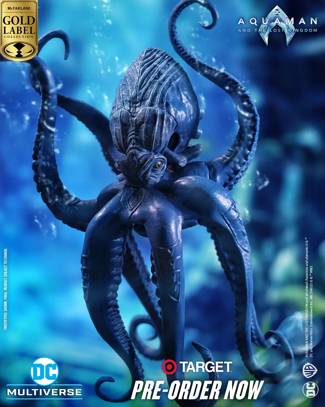 Target-Exclusive Stealth Aquaman Includes Topo the Octopus