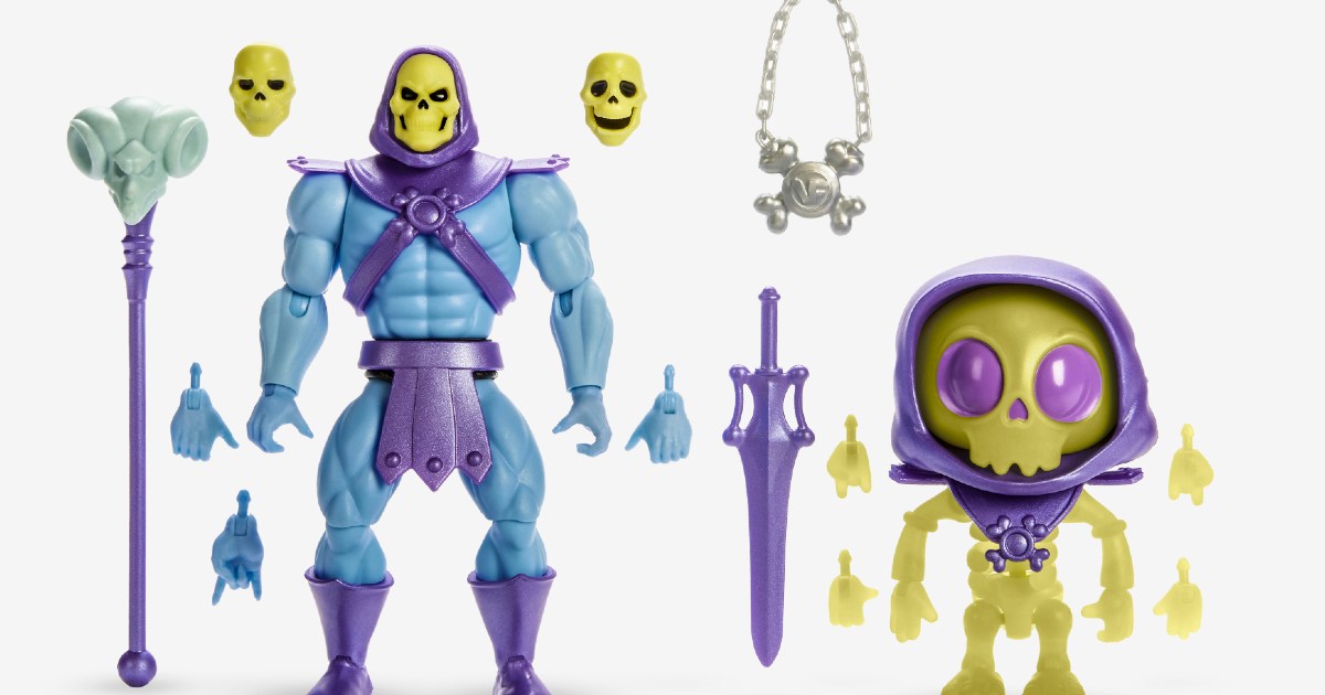 Masters of the Universe and VeeFriends Skeletor Figure 2-Pack