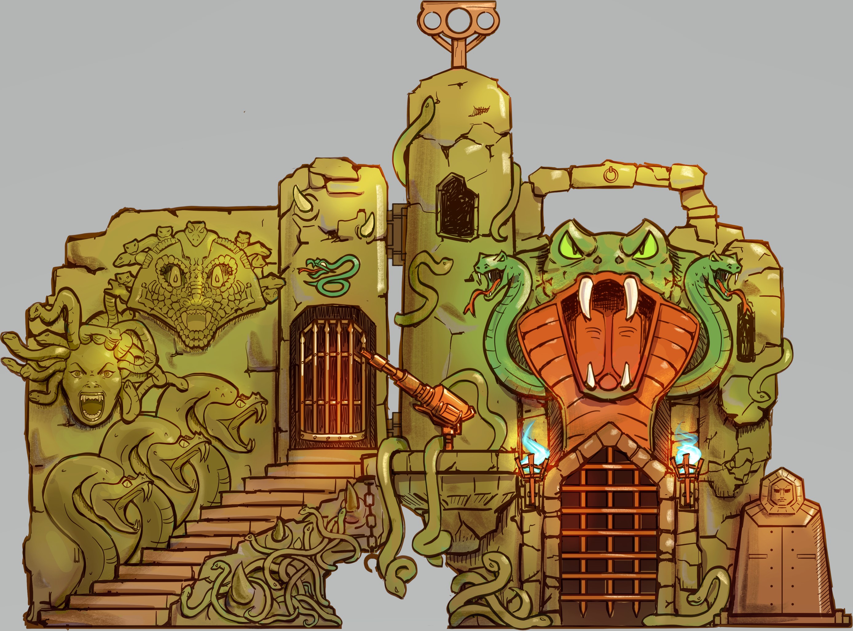 Snake Lair Wins Mattel's Masters of the Universe Crowdfund Vote