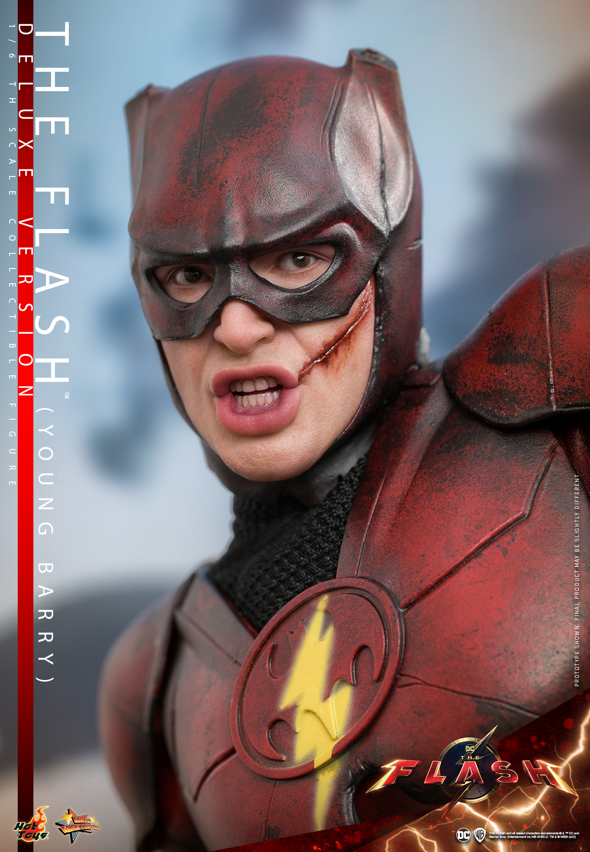 Hot Toys Makes The Flash's Young Barry in His Batman Returns Suit
