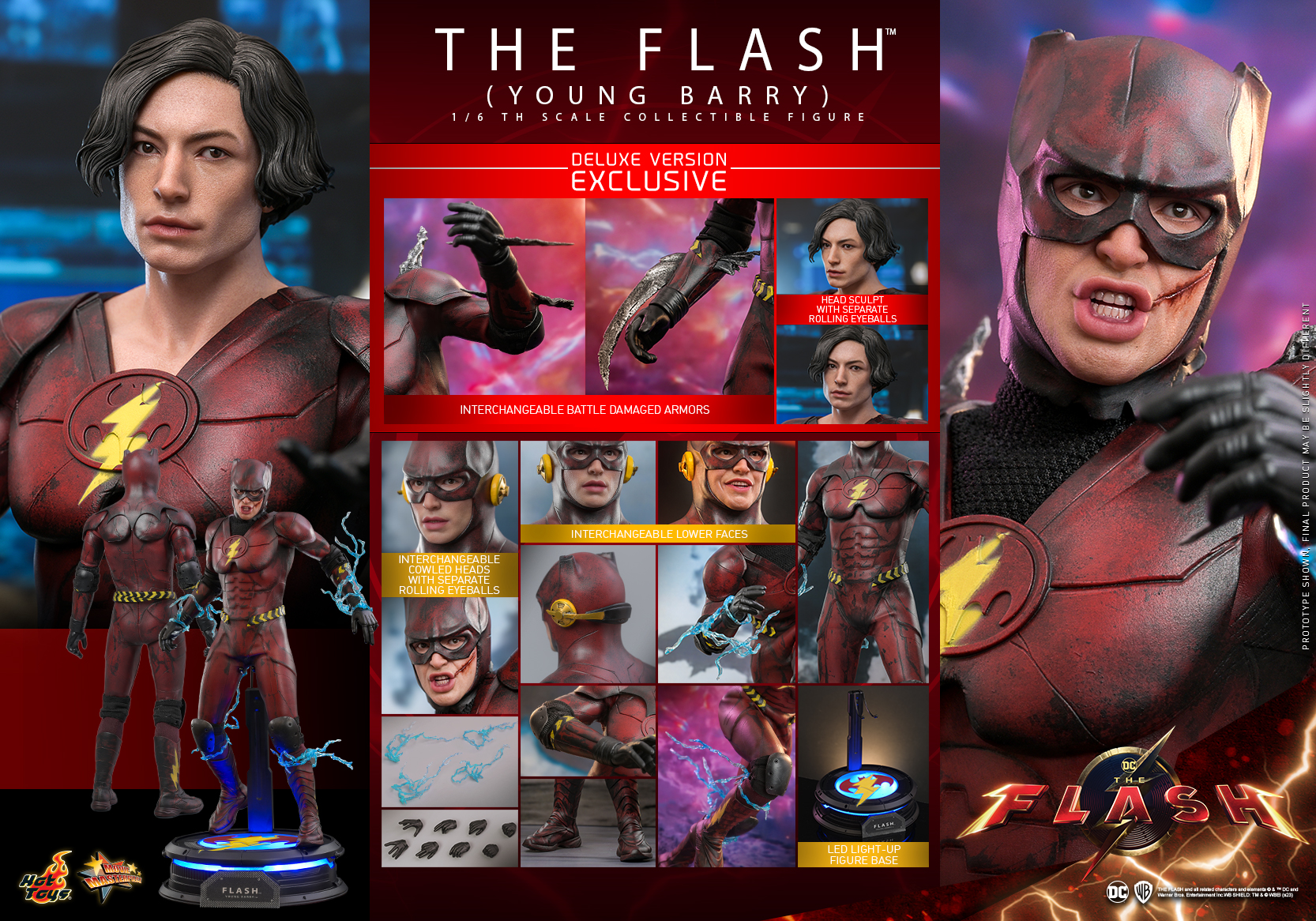 Hot Toys Makes The Flash's Young Barry in His Batman Returns Suit