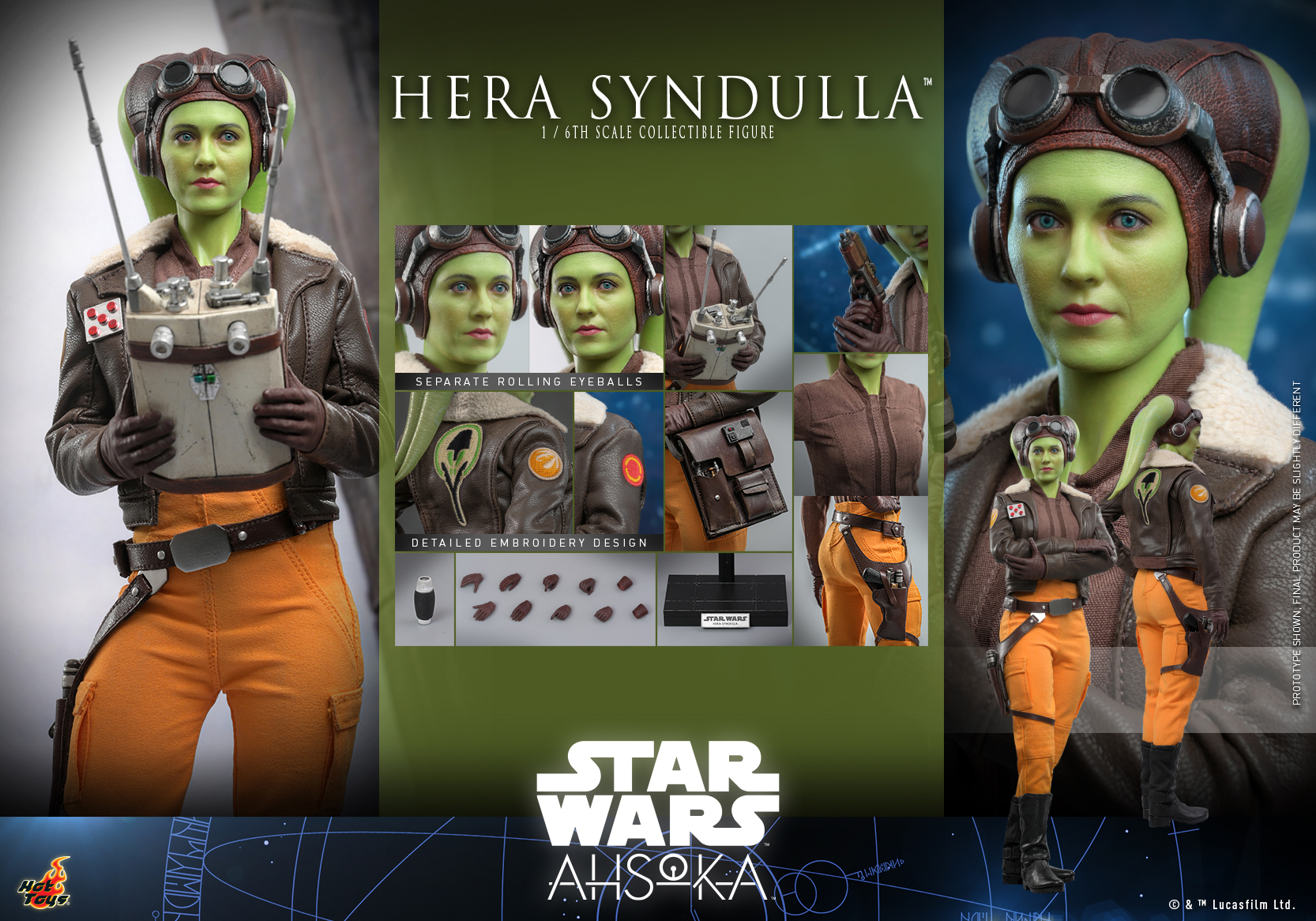 Live-Action Hera Syndulla Gets a Very Lifelike Hot Toys Figure