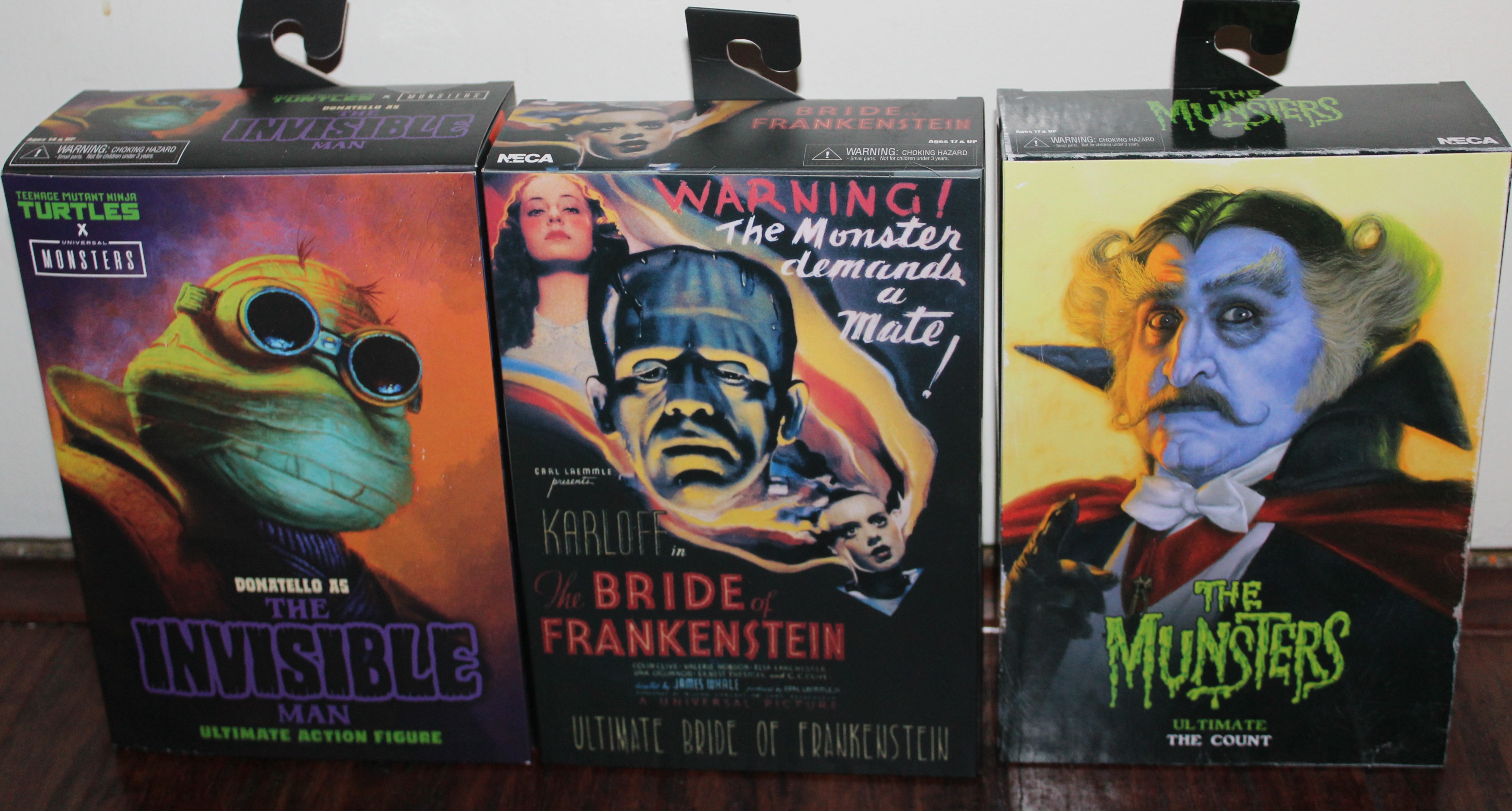 Toy Review: NECA Monsters, Munsters, and Ninja Turtle Mashups