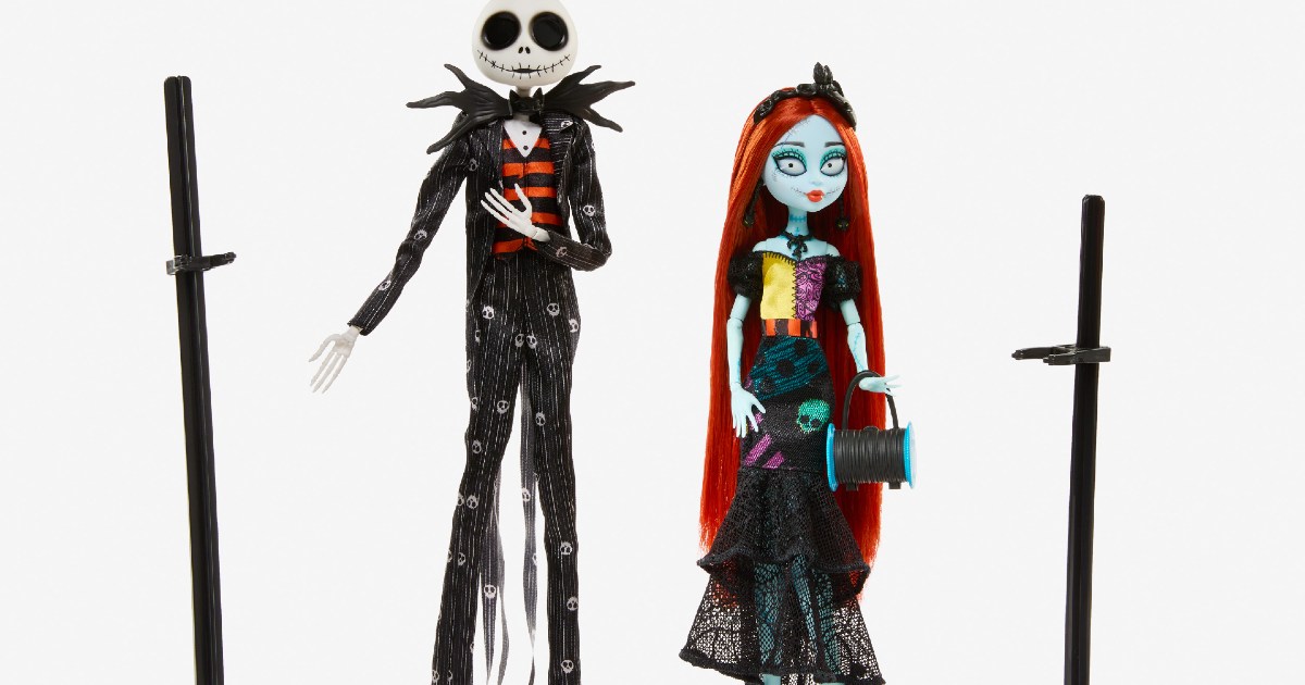 Nightmare Before Christmas' Jack and Sally Monster High Dolls