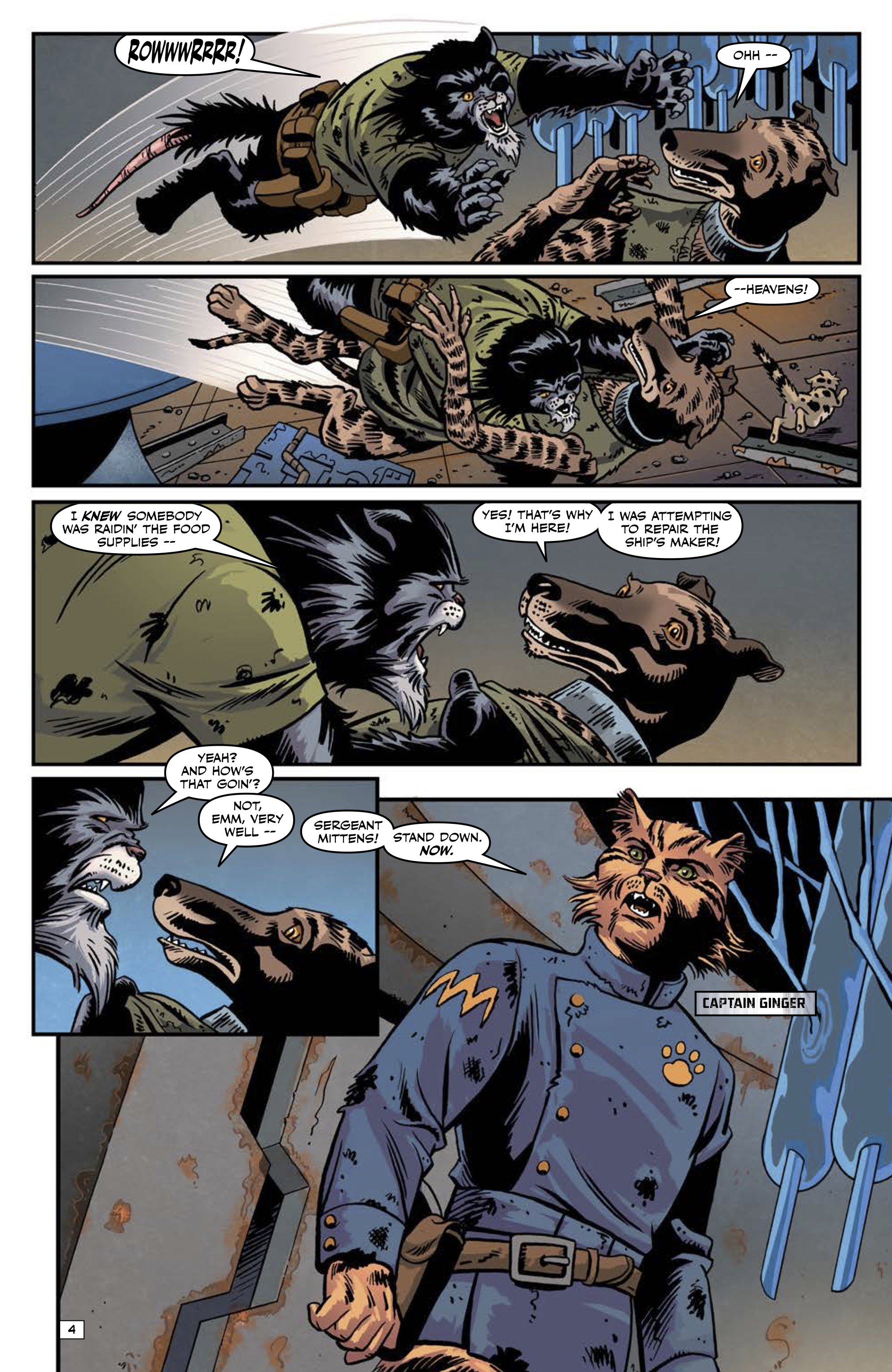 Captain Ginger: The Last Feeder #1 Preview Revealed by AHOY