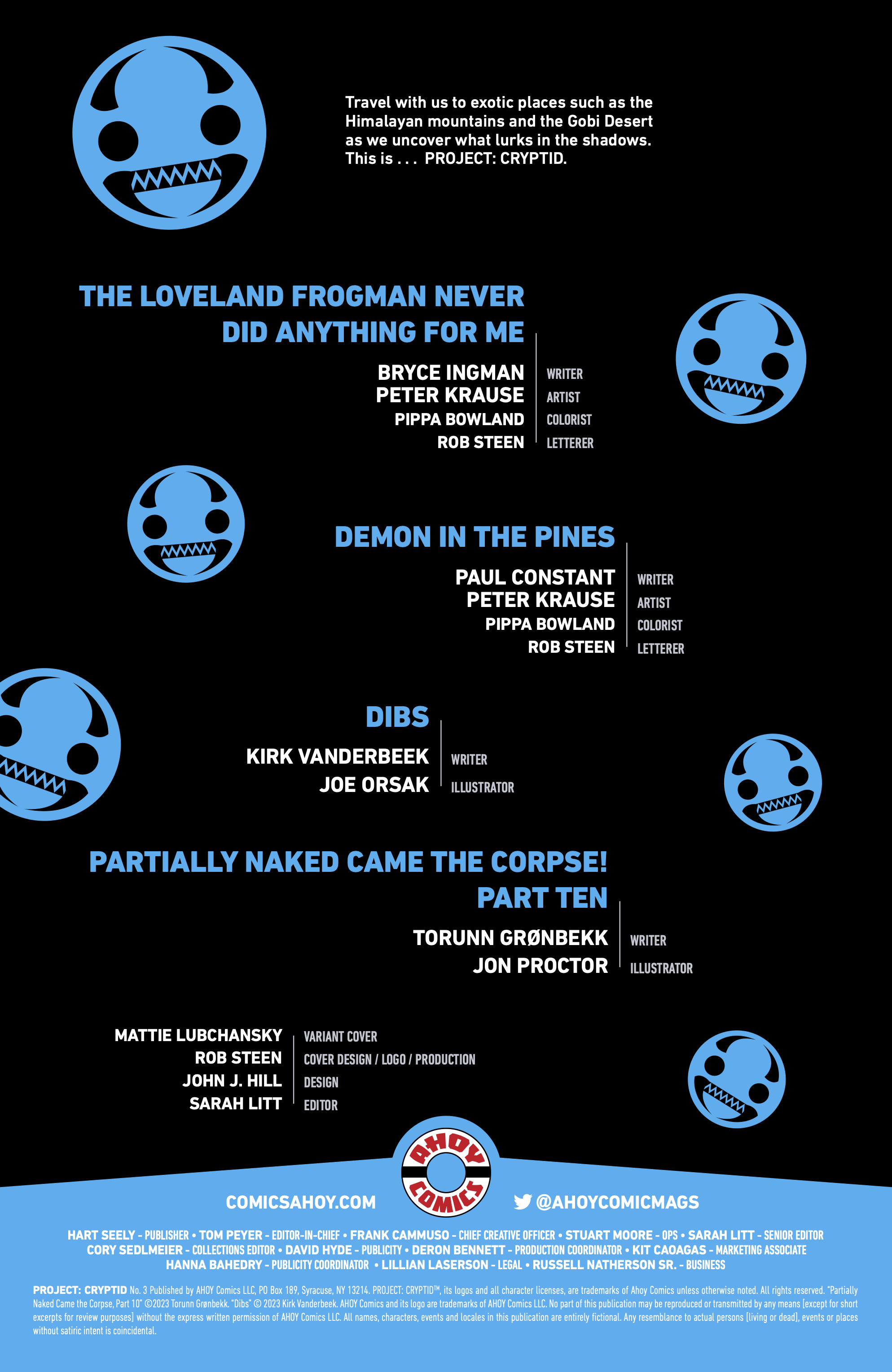 Project: Cryptid #3 Preview Released by AHOY Comics