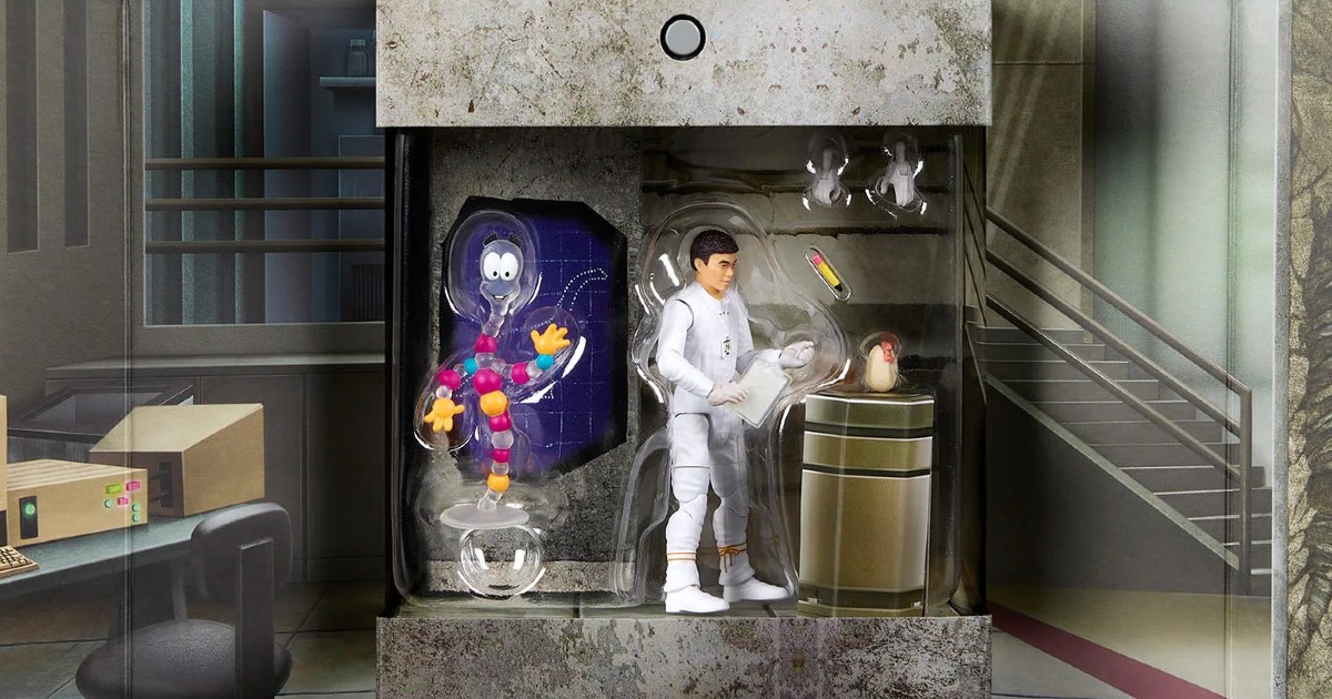 Jurassic Park Dr. Wu and Mr. DNA Exclusive Figure Set