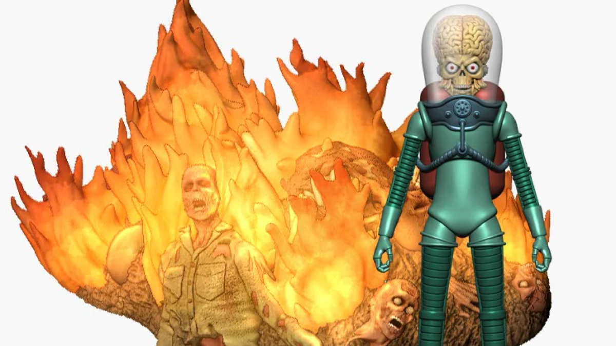 Premium DNA Unleashes 6-Inch Mars Attacks Figures and Dioramas